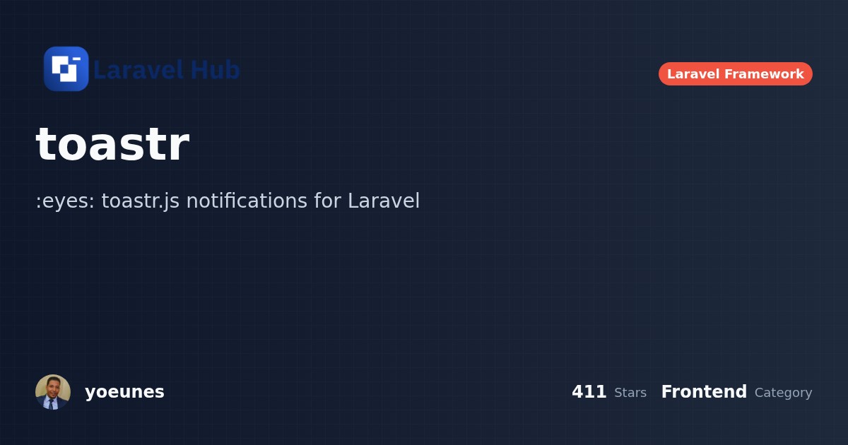 LaravelHub - toastr