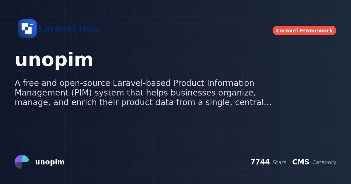 LaravelHub - unopim